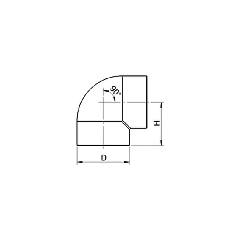EQUAL ELBOW - Azeeta Pipe - Thermoplastic piping system