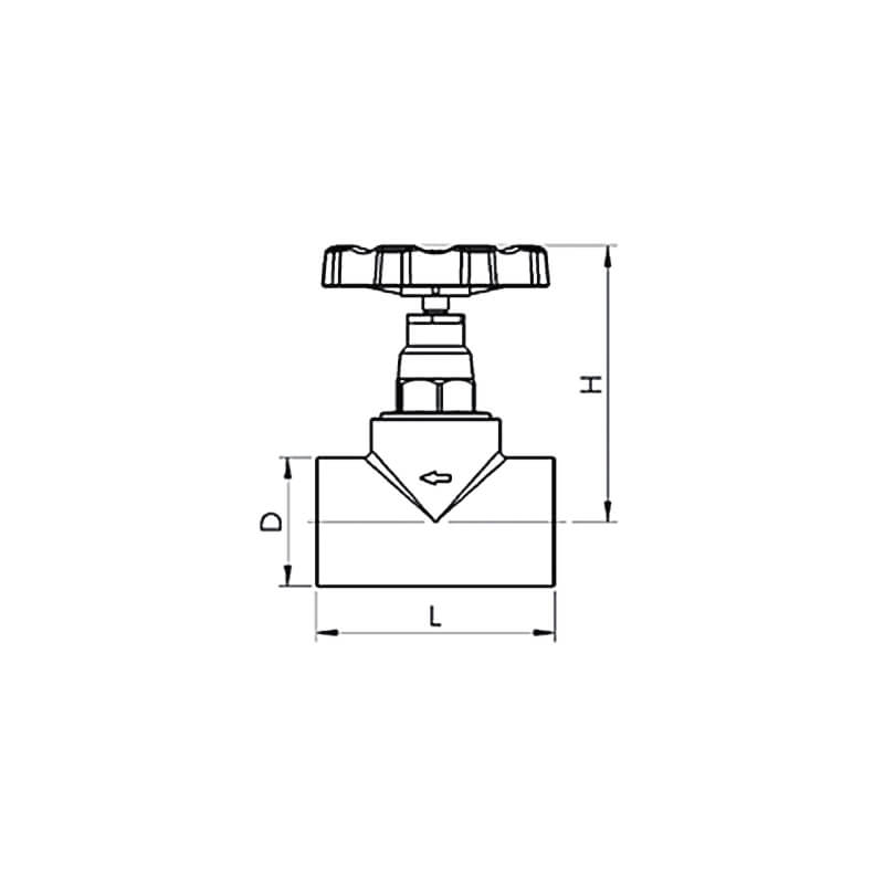 STOP VALVE - Azeeta Pipe - Thermoplastic piping system